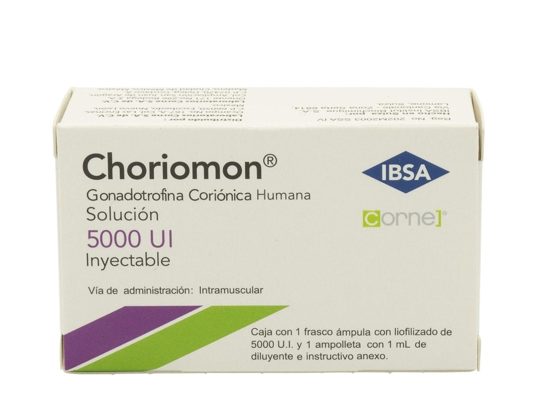 Choriomon (Gonadotrofina Coriomica Humana)5,000 UI Sol. Iny. – Online ...