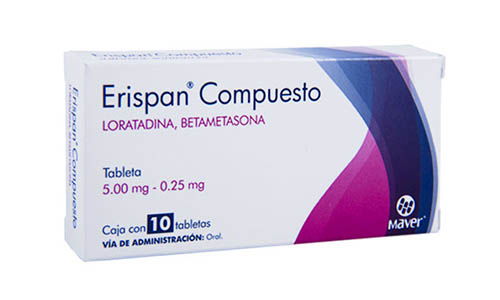 Erispan Compuesto (Loratadina/Betametasona) – Online Akumal Pharmacy