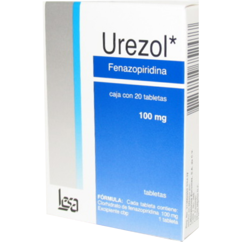 Urezol 100mg (Fenazopiridina) – Online Akumal Pharmacy